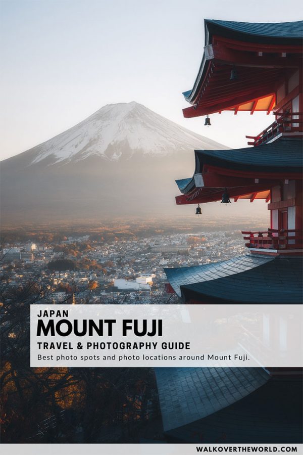Travel Guide to best photo spots and locations around Mount Fuji